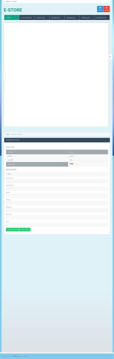 E Commerce Website Using Codeigniter Freelancer