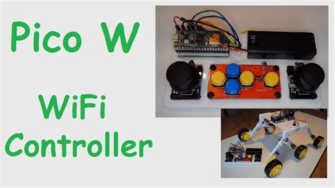 raspberry pi pico w wifi controller v1 and rover robot youtube