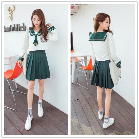 British Babe Uniform Babe Long Sleeve College Grandado