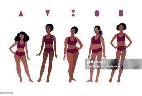 Vector Illustration Of Female Body Types High Res Vector Graphic Getty Images