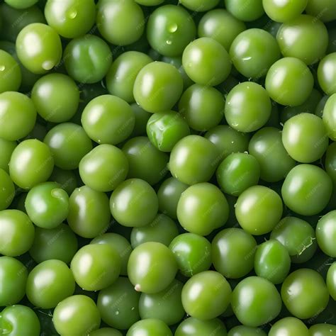 Premium Photo Green Beans Pattern