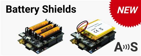New Products Battery Shields ArduSimple