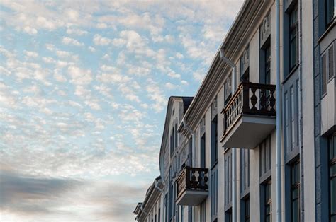 premium photo diagonal view of building facade