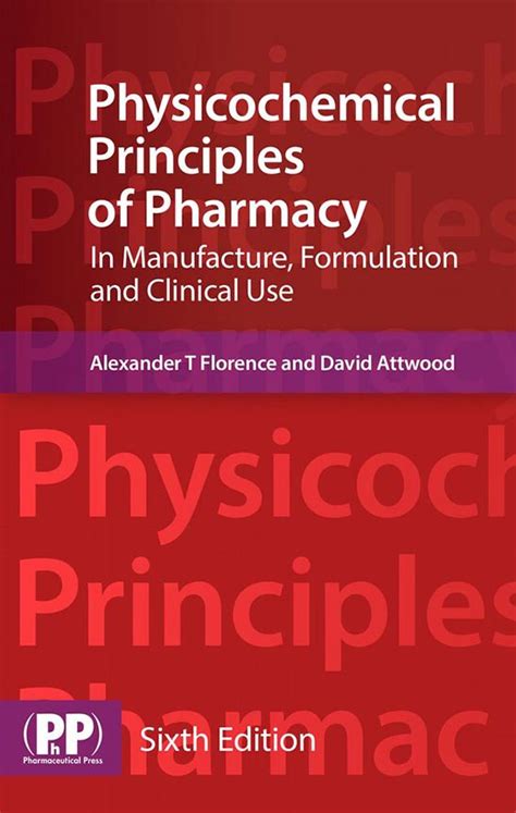 Physicochemical Principles Of Pharmacy In Manufacture Formulation And