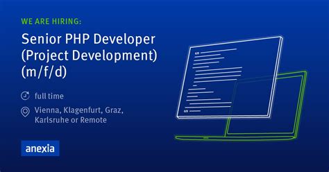 Anexia On Linkedin Phpdeveloper Vacancy