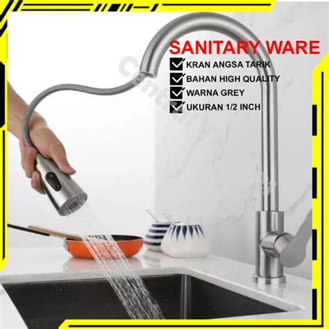 Kran Tarik Bcp Panas Dingin Wastafel Cuci Piring Faucet Keran Sink