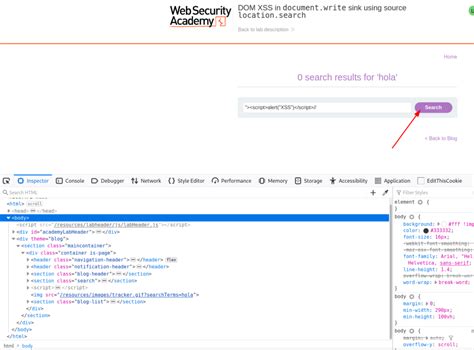 Dom Xss In Documentwrite Sink Using Source Arch Portswigger Write Up Deep Hacking