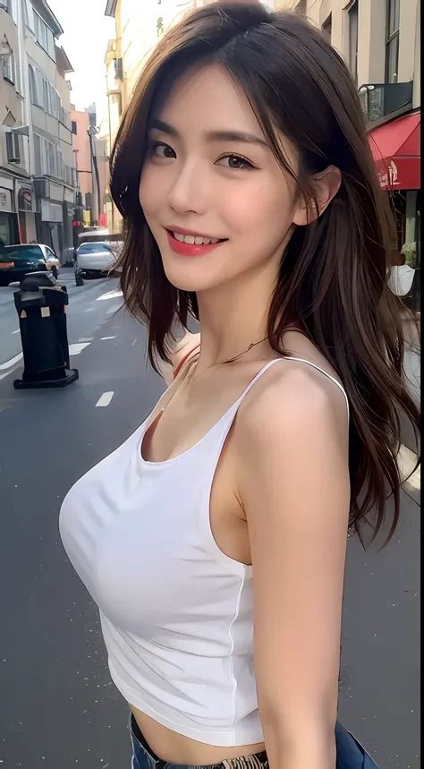 Horizontal Full Body Beautiful Legs Small Bust Beautiful Smiling