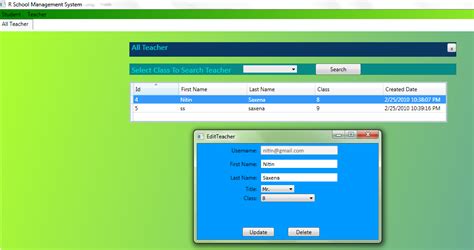 Database Operations In Wpf Application
