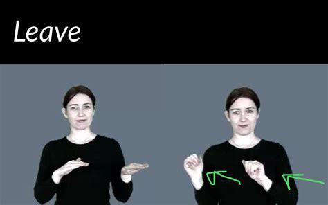 Leave In Asl