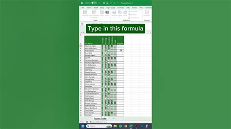 How To Create Progress Tracker In Excel Youtube