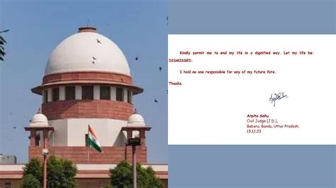 i feel like unwanted insect up civil judge aprita sahu seek cji s permission to end life