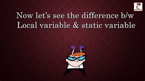 Static Variables Pptx Programming Languages Computing