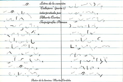 Láminas Escritas En Taquigrafía