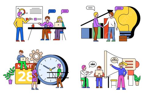 일하는 사람들의 모임 재학생 일 컴퓨터 Png 일러스트 및 벡터 에 대한 무료 다운로드 Pngtree