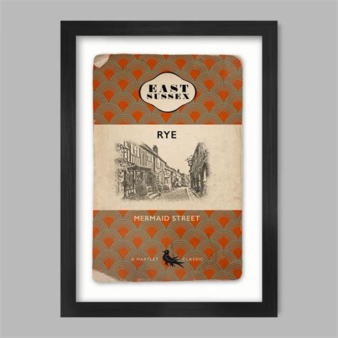 Rye Vintage Book Cover Poster Print Etsy