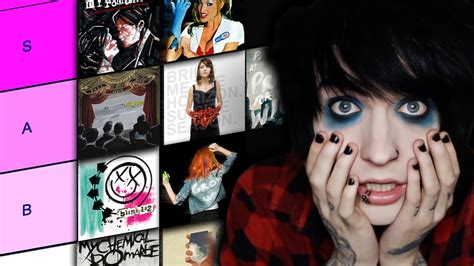 Emo Bands Album Tierlist Youtube