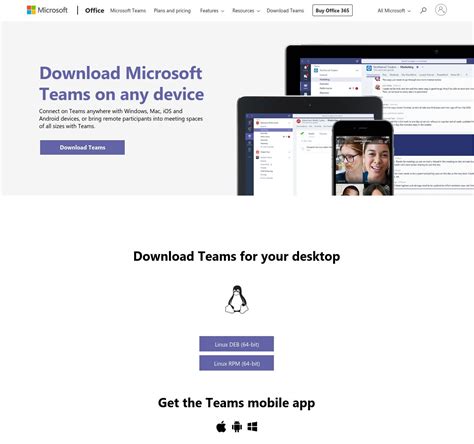 Download Microsoft Teams Linux Pljet