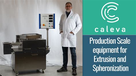 Production Capacity Estimates For Extrusion And Spheronization Systems