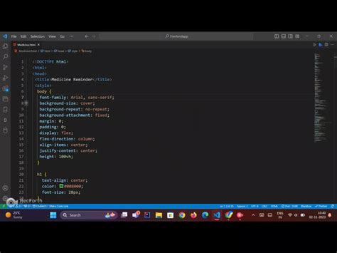 My Pure Html Css And Javascript Project For Medicine Reminder Ramesh