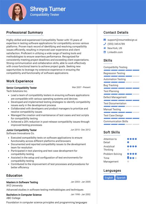 24 Performance Tester Resume Examples And Templates For 2025 Top Tips Resumedesignai
