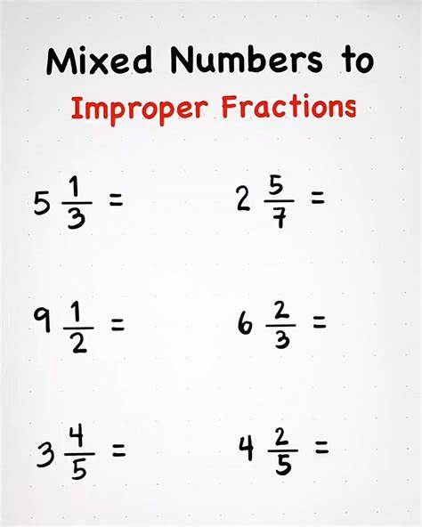 Grade 4 Maths Resources 2 1 Proper And Improper Fractions Printable
