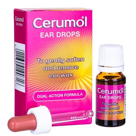 Cerumol Ear Wax Softener 10ml Shopee Singapore