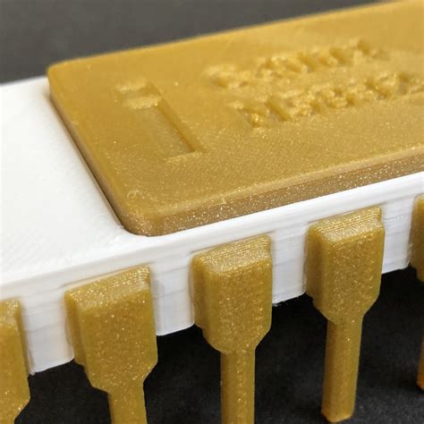 3d Printable Intel 4004 4 Bit Processor Replica By Robert K