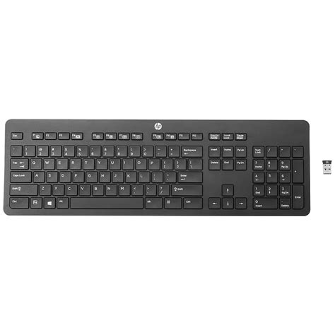 Hp Slim Wireless Keyboard Black Techinn