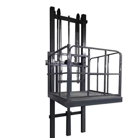 China Customized Guideway Hydraulic Small Freight Elevator Low Price