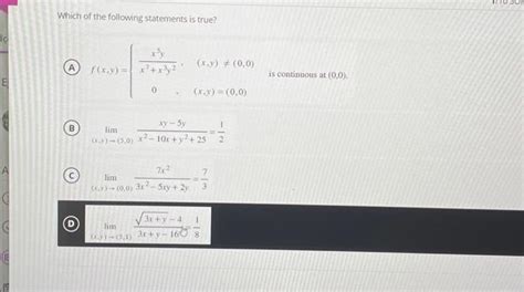 solved which of the following statements is true a