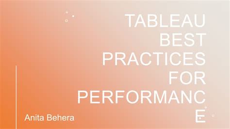 Tableau Best Practices Pptx