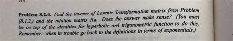Solved Problem 8 1 2 Recall From Problem 1 6 4 In Chegg Com