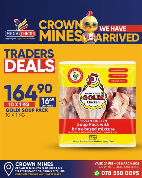 Megachicks Exclusive To Our Crown Mines Store 🔥 Swipe To Check Out Our Latest Trader Deals For