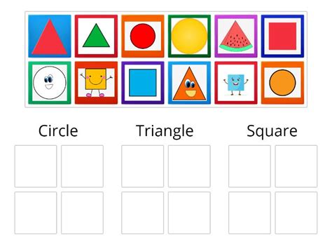 Classifying Shapes Group Sort