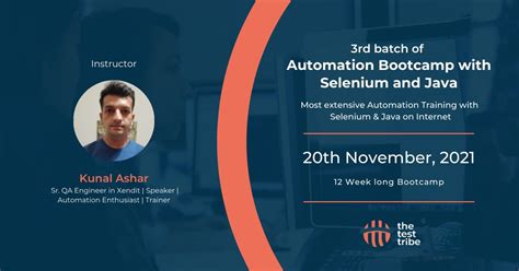 Kunal Ashar On Linkedin Qa Automation Selenium Java Livecoaching