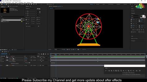Wheel Ferris Animation Ferris Wheel Animation After Effects Tutorial Youtube
