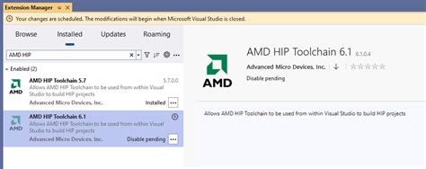 Manage Extension — Hip Vs Documentation