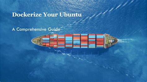 Installing Docker On Ubuntu
