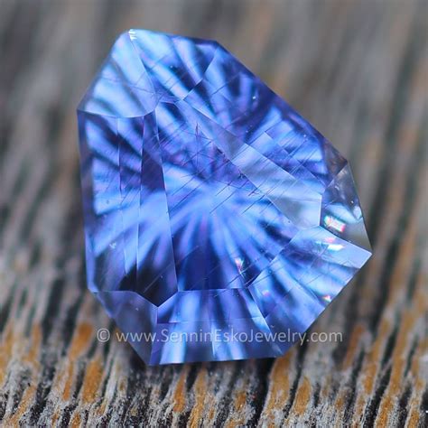 12 Carat Indigo Sapphire Arrowhead 72x58mm Esko Universe Cut