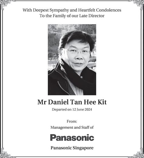Deric Seetoh On Linkedin Farewell Daniel On This Day A Bunch Of Us From Panasonic Sent Our