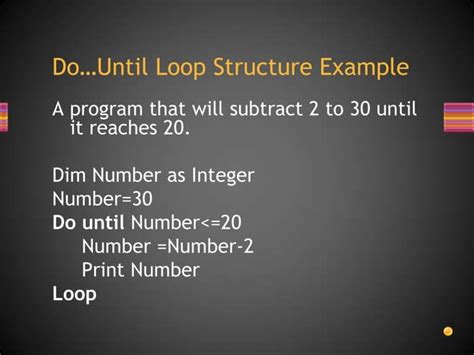 do until loop structure ppt