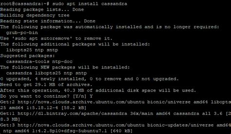 How To Install Apache Cassandra In Ubuntu 1804 Lts Foss Linux