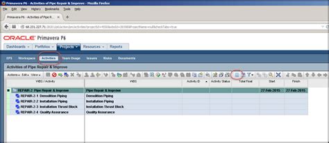 How To Create Activities In Primavera P6 EPPM Ten Six