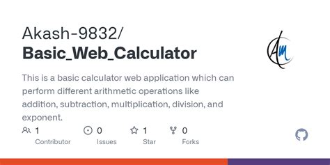 Github Akash 9832basicwebcalculator This Is A Basic Calculator Web Application Which Can
