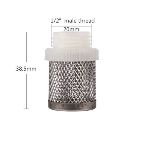 세차 관개 필터 호스 필터 황동 여과기 스프레이 펌프 여과 네트 스테인레스 스틸 메쉬 6mm 8mm 10mm