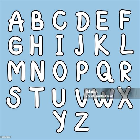 우아한 영어 알파벳 배경에 고립 된 개요에 검은 색과 흰색 문자의 집합입니다 로고 포스터 비문 타이포그래피 글꼴 고전적인 스타일