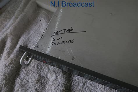 Tektronix Wvr6100 SDI Composite Rasterizer For Waveform Vectorscope N I Broadcast Ltd