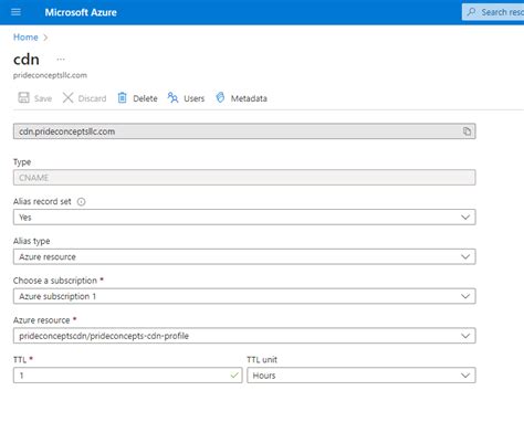 Unable To Create Custom Domain On Azure Cdn Endpoint Microsoft Qanda