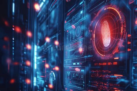 Using Fingerprints As Biometric Identification Method Provides Intelligent Security Access In